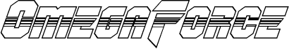 OmegaForce Halftone Italic font