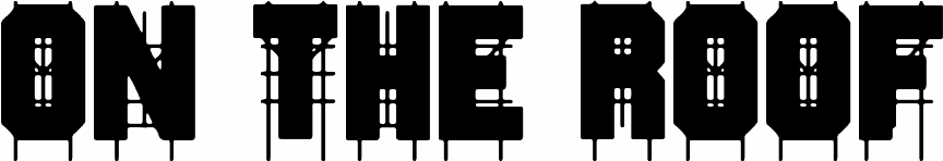On The Roof font | Fonts2u.com