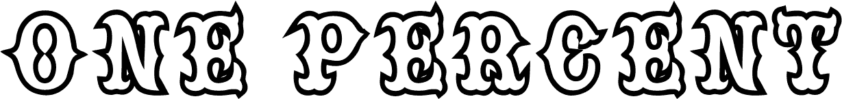 one percent font | Fonts2u.com