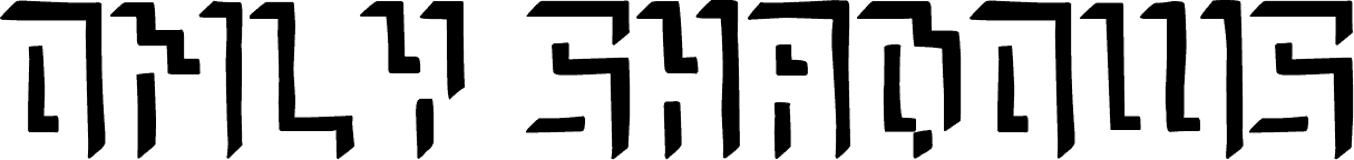 Only Shadows font | Fonts2u.com