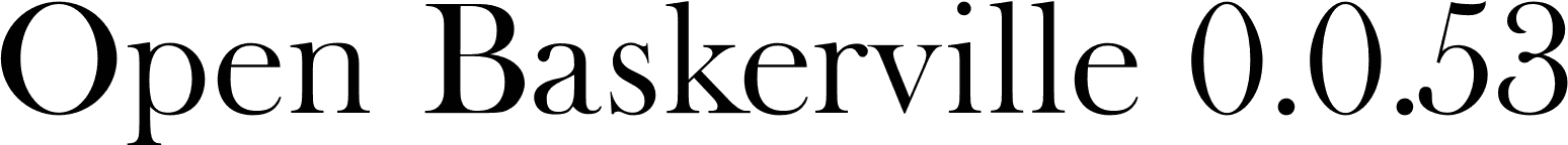 Open Baskerville 0.0.53 font | Fonts2u.com