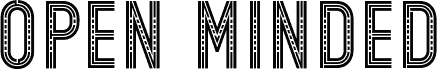 Open Minded Inside font | Fonts2u.com