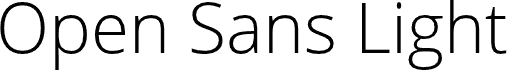 Open Sans 字体