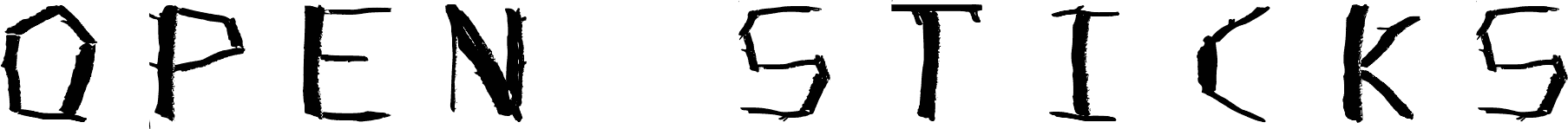 OpenSticks font