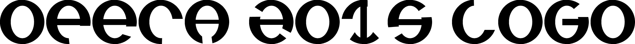 Opera 2015 Logo font