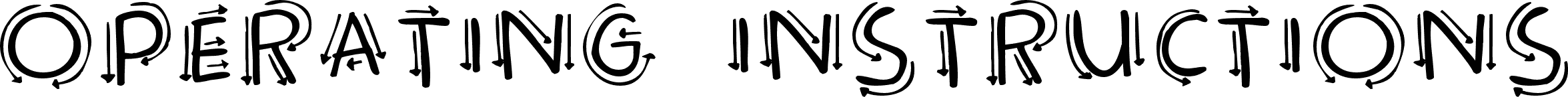 Operating instructions font | Fonts2u.com