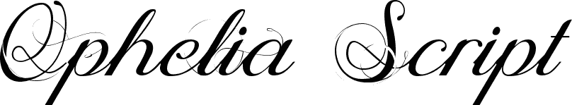 Ophélia Script font | Fonts2u.com