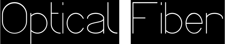 Optical Fiber-Inverse font | Fonts2u.com