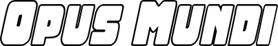 Opus Mundi Outline font | Fonts2u.com