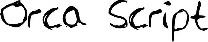 OrcaScript font | Fonts2u.com