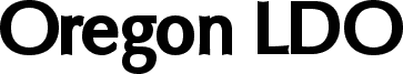 Oregon LDO Extended font