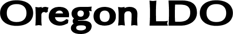 Oregon LDO Extended font