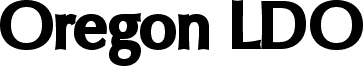 Oregon LDO Extended font