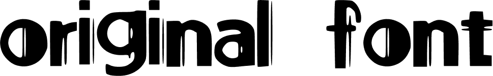 original_font font | Fonts2u.com