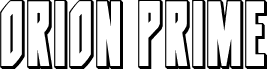 Orion Prime font