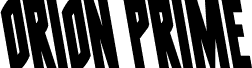 Orion Prime font