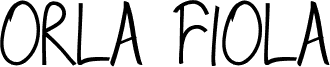 Orla Fiola Demo Script font