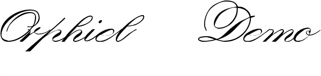 Orphiel Demo font | Fonts2u.com