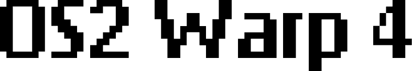 OS2 Warp 4 Regular font