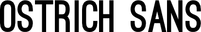 Ostrich Sans Medium font | Fonts2u.com