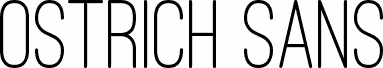 OstrichSansInline font | Fonts2u.com