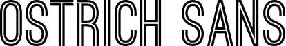 OstrichSansInline font | Fonts2u.com