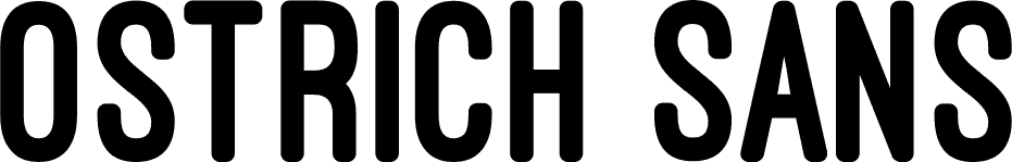 OstrichSans-Heavy font