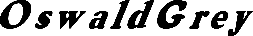 OswaldGrey Italic font | Fonts2u.com