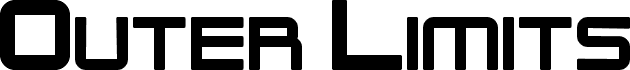 Outer Limits Solid Extended font | Fonts2u.com