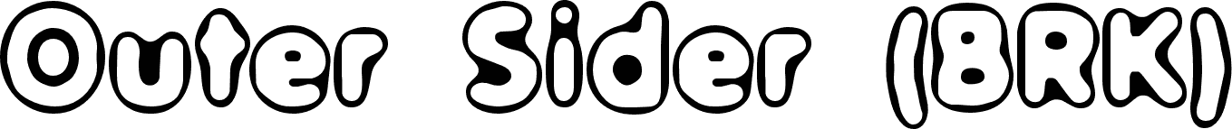 Outer Sider (BRK) font | Fonts2u.com