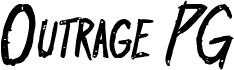 Outrage PG fonte | Fonts2u.com