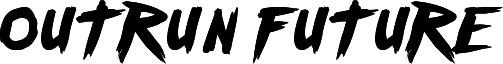 Outrun future Bold Italic font
