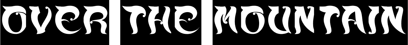 OVER THE MOUNTAIN-Inverse font | Fonts2u.com