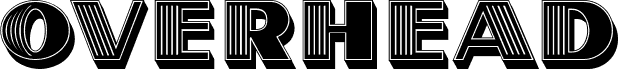 Overhead Rustique Regular font