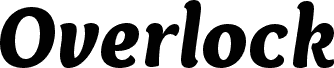 Overlock-Black font | Fonts2u.com