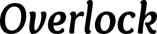 Overlock-Black font | Fonts2u.com