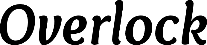 Overlock-BoldItalic font