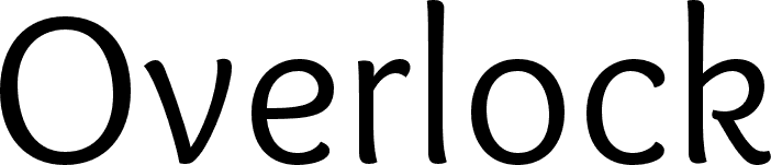 Overlock-Regular font