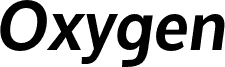 Oxygen-Italic font | Fonts2u.com