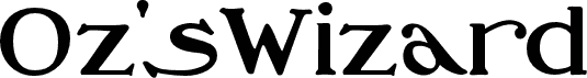 Oz's Wizard Tin Woodman font
