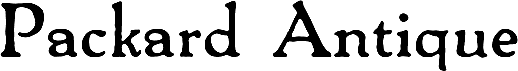 Packard Antique Bold font