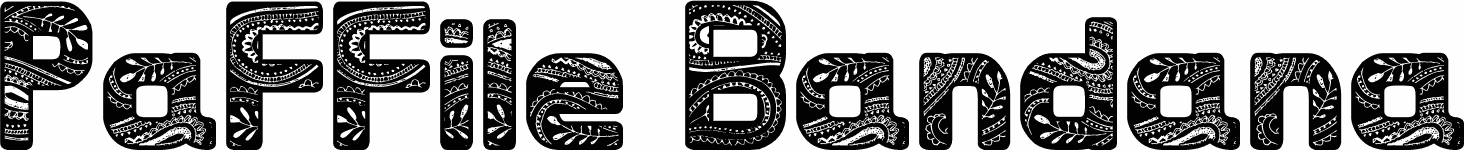 PaFFile Bandana font | Fonts2u.com