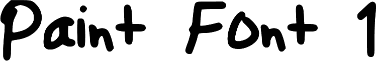 Paint_Font_v1 font | Fonts2u.com
