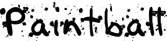 Paintball font | Fonts2u.com