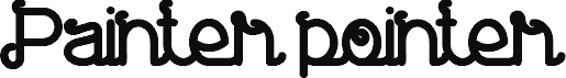 Painter pointer font | Fonts2u.com