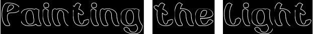 Painting the Light-Light font | Fonts2u.com