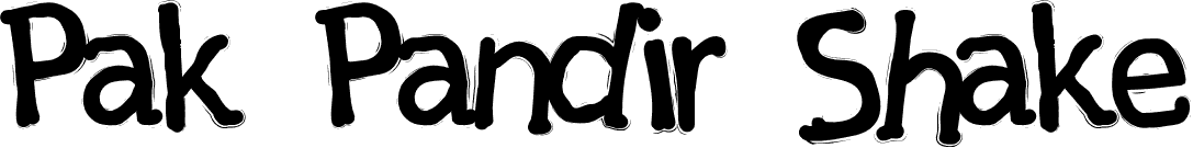 Pak Pandir Shake font | Fonts2u.com