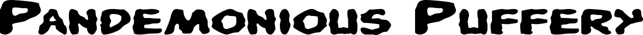 Pandemonious Puffery font | Fonts2u.com