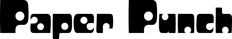 Paper Punch font