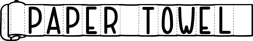 PAPER TOWEL font